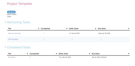 Dataview Task And Project Examples Share And Showcase Obsidian Forum