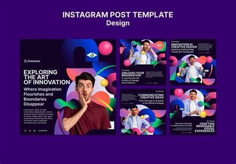 Free Psd Gradient Graphic Design Template