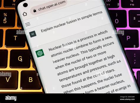 Open Ai Chatgpt Chat Bot Seen On Smartphone Placed On Laptop Ai