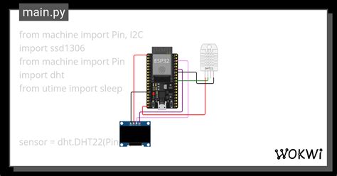 Micropython Oled Dht Copy Wokwi ESP32 STM32 Arduino Simulator