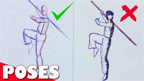 Dibuja Cualquier Pose Anime Con Esta T Cnica F Cil Youtube