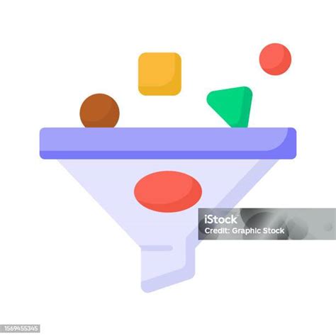 Ilustración De Diseño Vectorial De Filtrado De Datos En Estilo Moderno