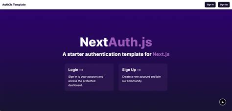 authjs template a powerful starter kit for secure next js
