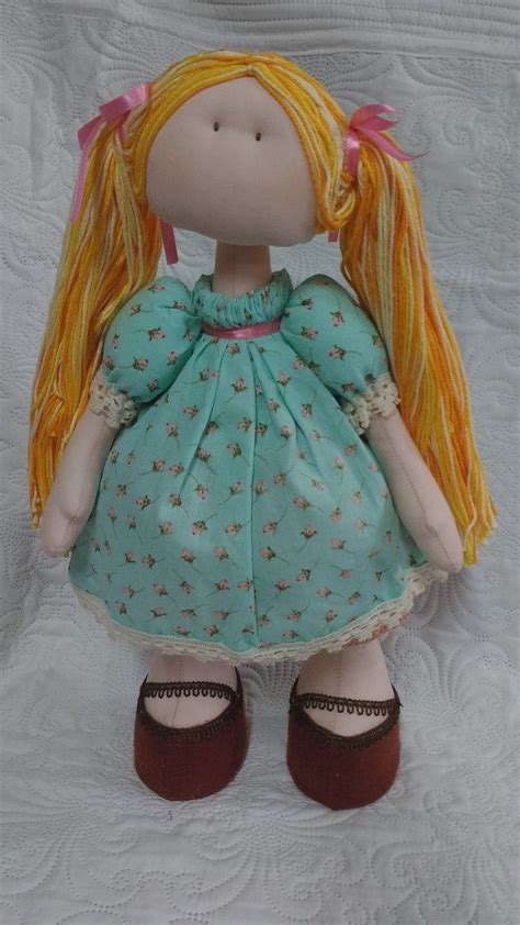boneca de pano estilo russa Elo Produtos Especiais Padrões de boneca Cabelo de boneca