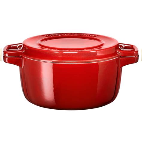 Кастрюля чугунная KitchenAid KCPI60CRER 5.65 л Красная в Алматы - цены ...