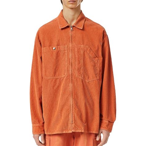 【楽天市場】 Diesel ディーゼル メンズ ストーンウォッシュ加工 ジップアップ 長袖コーデュロイシャツ【s Lyne】【サイズm～xxl