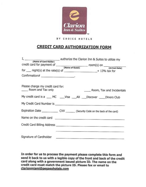 clarion cc form