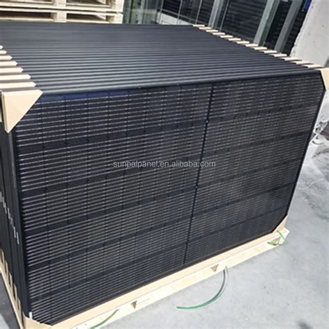 All Black Bifacial Mono Solar Panel 500w 530w 550w 500wp Full Black