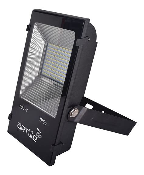 Reflector Led Smd Cuadrado Slim 100w Blanco Frio Artlite Are Mercado