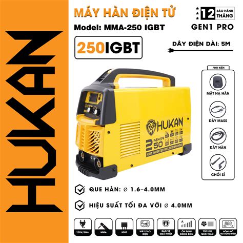 Máy Hàn điện Tử Mma 250igbt Hukan Việt Nam