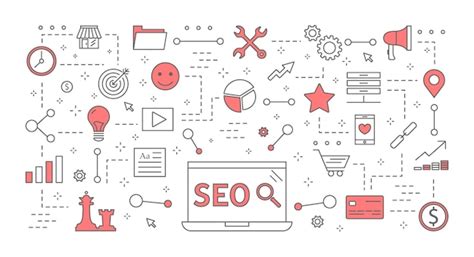 Premium Vector Search Engine Optimization Illustration