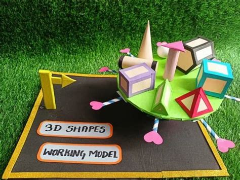 3D SHAPES WORKING MODEL At Rs 500 Disaster Management Model In New