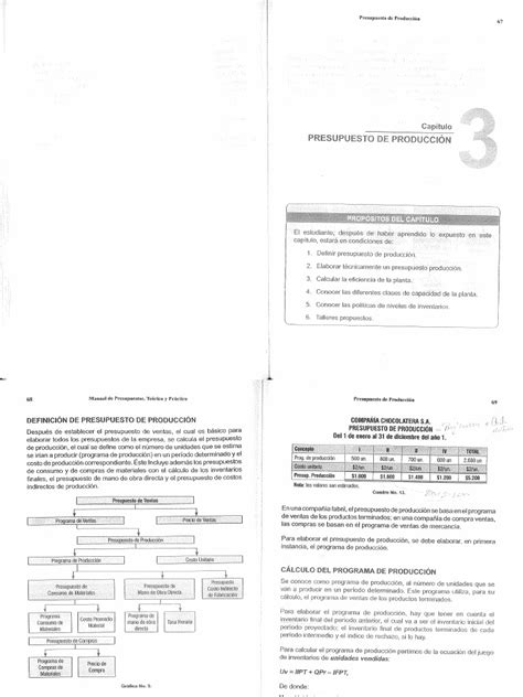 Presupuesto De Produccion Pdf