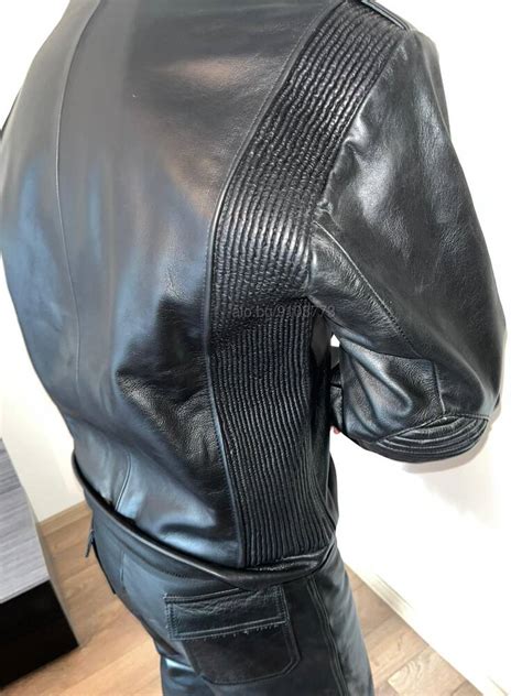 Продавам комплект за мотористи L Xl Xxl Костюм Мъжко Черен Облекло