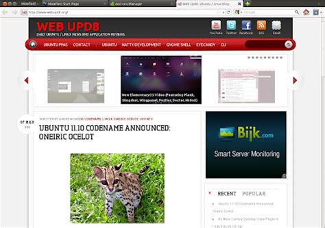 Firefox Get Tabs In The Title Bar On Linux Like Chrome ~ Web Upd8