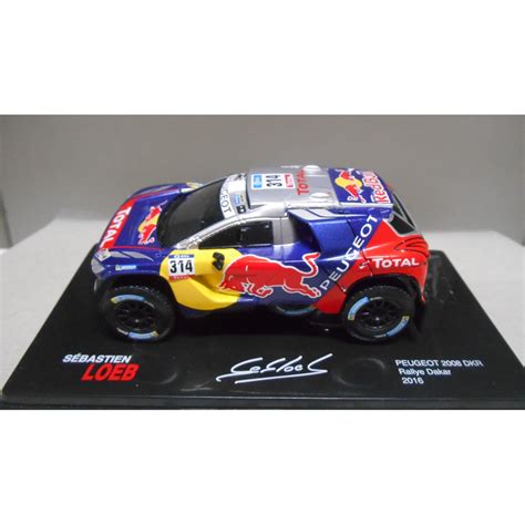 Peugeot 2008 Dkr Rally Dakar 2016 Loeb 143 Altaya Ixo Defectaletin