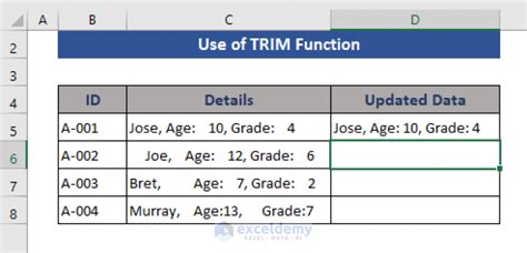 How To Remove Extra Spaces In Excel Methods ExcelDemy