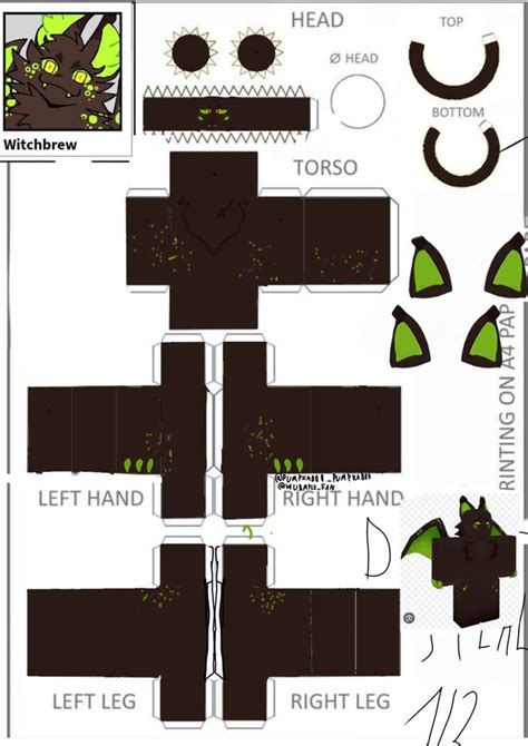 Witchbrew Papercraft Kaiju Paradise T F E 1 2 в 2023 г Поделки Милые