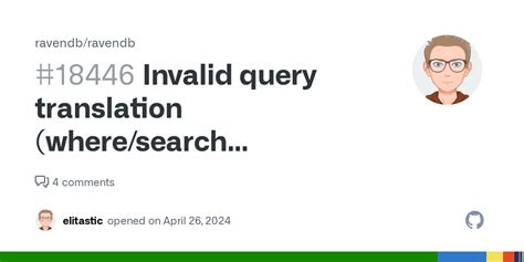 Invalid Query Translation Where Search Combination Issue