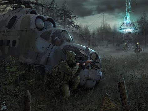 Man Hiding Behind Aircraft Stalker Wallpaper Wallpapersok