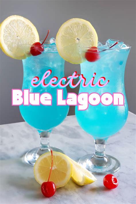 The Blue Lagoon Cocktail Recipe Blue Lagoon Cocktail Blue Curacao