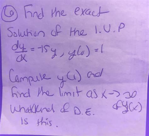 solved use the euler s method to solve the following initial