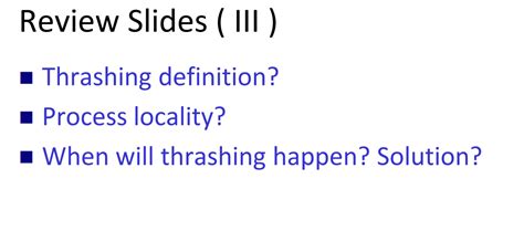 NTHU Operating System Chap Virtual Memory Management SinEagle