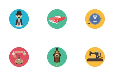 1 486 Retro Icon Packs Free In Svg Png Or Ico Iconscout