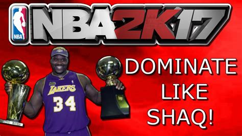 Nba K Best Center Build Dominate Like Shaq Snag Over Everyone Youtube