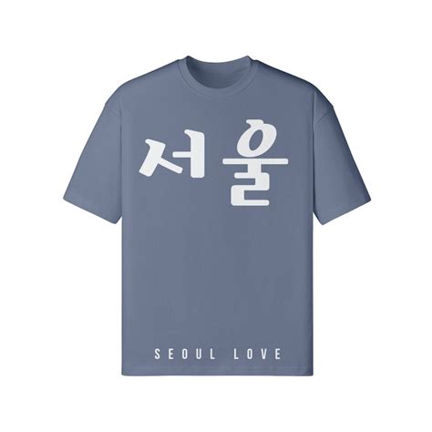 Korean Oversized Tshirt Seoul Shirt Korean Streetwear Hangul Tshirt