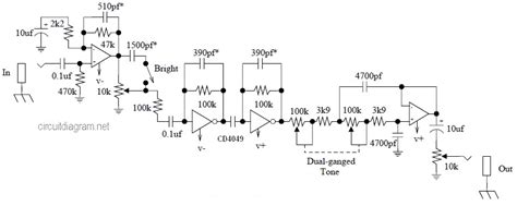 Tube Sound Fuzz Circuit Circuit Schematic