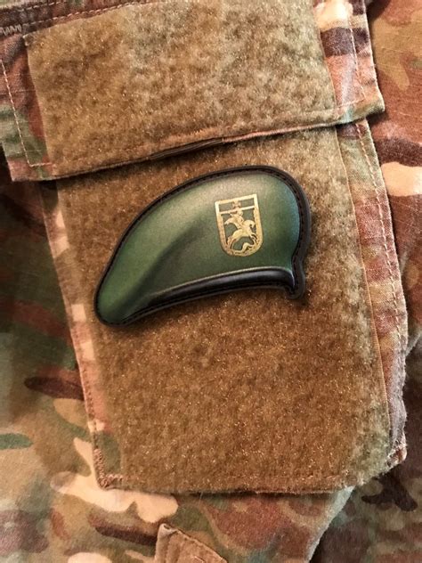 ПВХ шеврон “Берет ДПСУ” Біла Сова