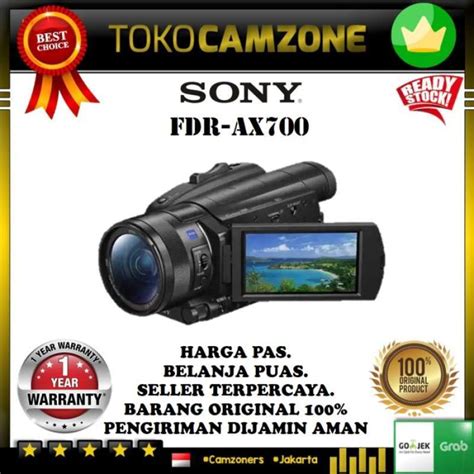 Jual Sony Fdr-Ax700 4K Camcorder di Seller KurstMarts - Kapuk, Kota ...