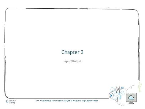 Chapter 3 Inputoutput C Programming From Problem Analysis