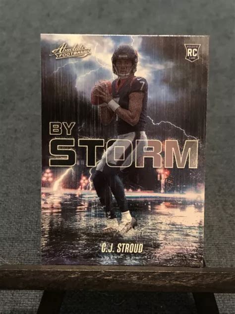 CARTA ROOKIE 2023 Panini Absolute CJ Stroud By Storm RC BST 2 Houston