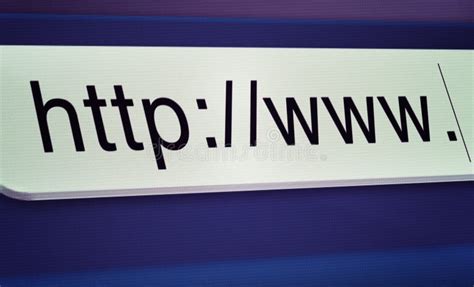 Browser Website And Of Search Bar On Computer Screen For