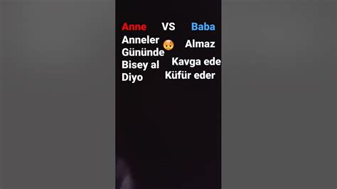 Baba Vs Anne Youtube