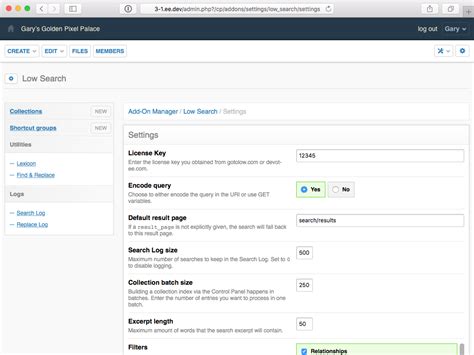 Low Search Add Ons Expressionengine