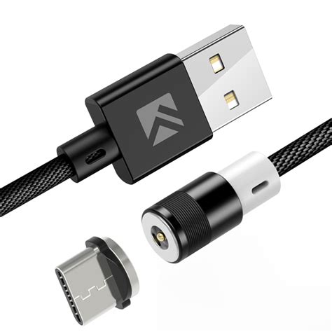 FLOVEME M A Output Degrees Casual USB To USB C Type C Magnetic Charging Cable Built In