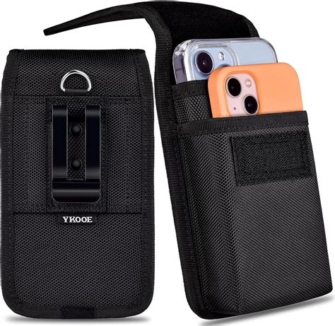 Ykooe Double Étuis De Ceinture Pour Téléphones Portables