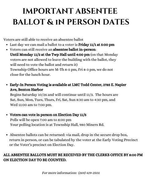 Elections Royalton Township