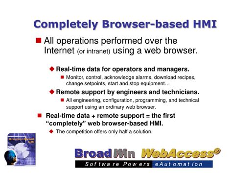 PPT WebAccess HMI SCADA Software Product Overview PowerPoint Presentation ID