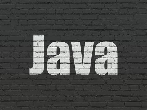 Concepto De La Base De Datos Java En Fondo De La Pared Stock De Ilustraci N Ilustraci N De