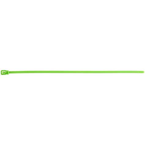 Retyz EveryTie Fluorescent Green Lb Tensile Strength N Mm Strap Width