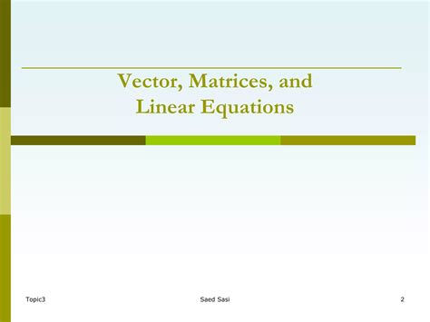 Lecture0003 Numerical Methods Topic 3 Solution Of Systems Of Linear