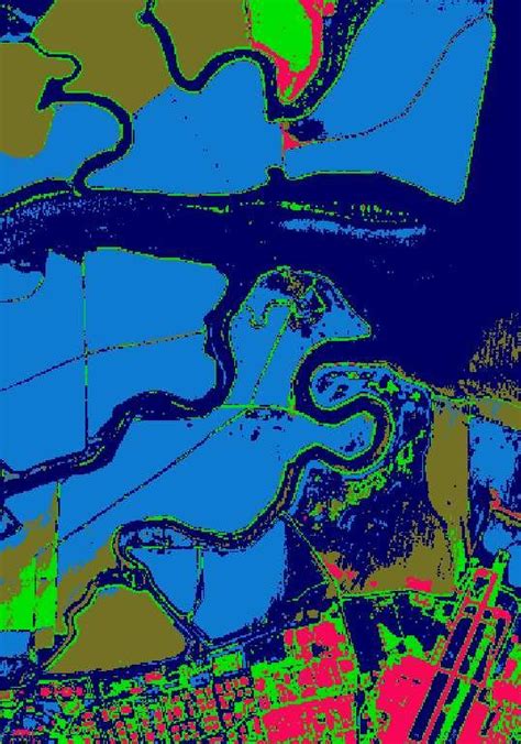 9 Hyperspectral Image Cube Modis Left And Clustering Result For