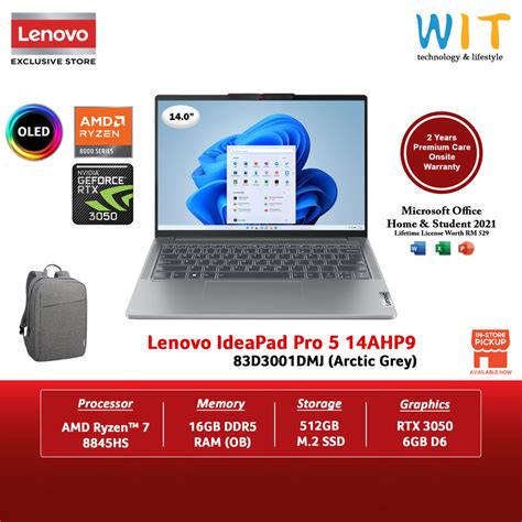 Lenovo Ideapad Pro Ahp D Dmj Amd Ryzen Hs Gb Ram Gb Ssd K Oled