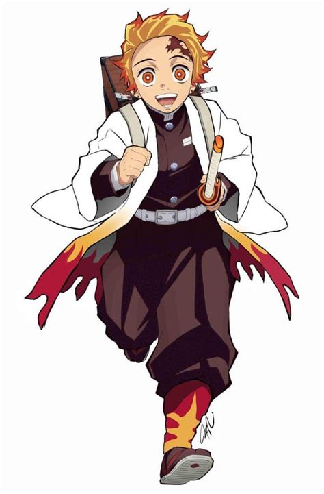 A Tanjiro Kamado × Kyojuro Rengoku Fusion Fanart By A Close Friend Of