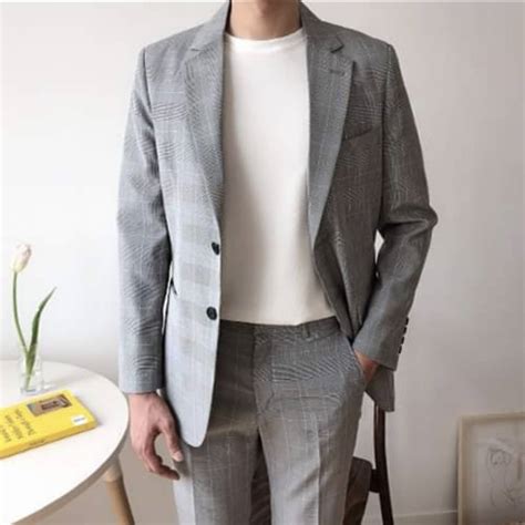 Mbbshop 스노우 글렌 체크 슈트 셋업 원컬러로 진행되요 봄가을 딱 너무예쁜 셋업슈트