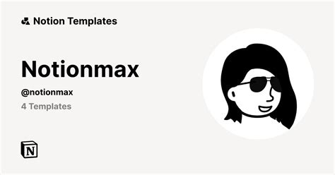 Notionmax Template Creator Notion Marketplace
